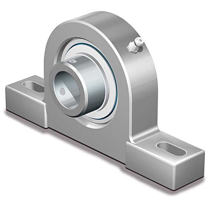 UCP Stehlager, rostfrei